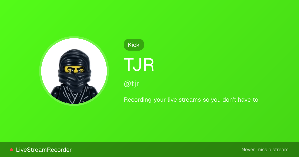 TJR (@tjr) Videos & Recordings