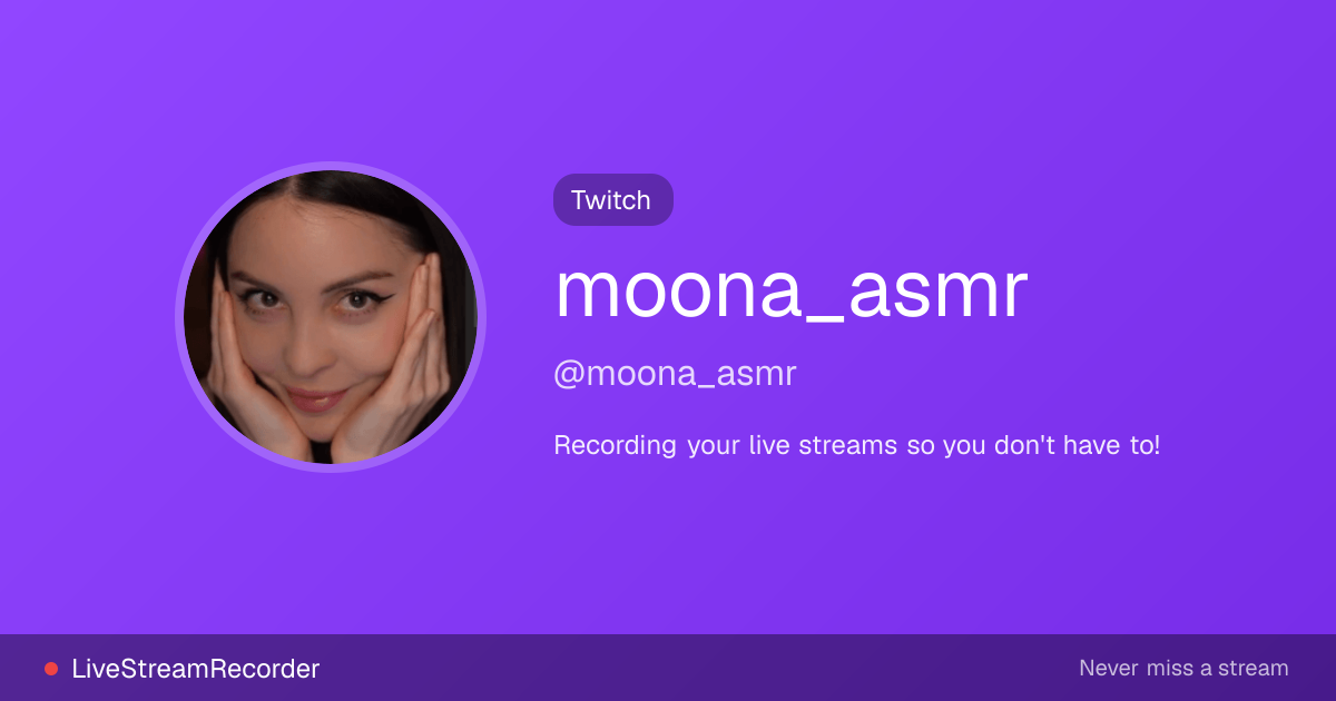 moona_asmr (@moona_asmr) Videos & Recordings