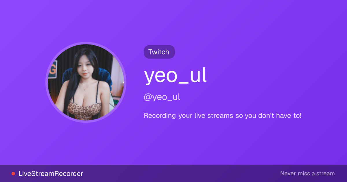 yeo_ul (@yeo_ul) Videos & Recordings
